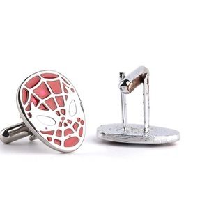 Accessories | Cuff Links Spider Man Comic Symbol Novelty Gift Box ...